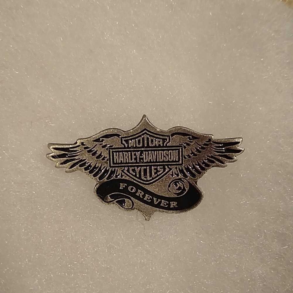 Vintage Harley Davidson Motorcycle Eagle Pin - Gem